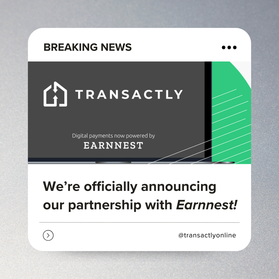 Announcing our new Partnership with Earnnest!